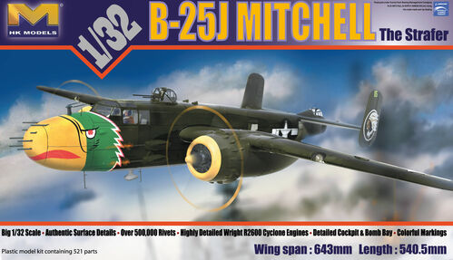 HK Models 01E002 B-25J Mitchell The Strafer