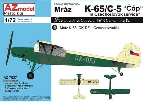 AZ-Model 7637 K-65/C-5 Čap In Czechoslovak service