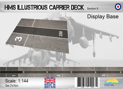 Coastal kits S265-144 HMS Illustrious Deck Section 5 210 x 148mm