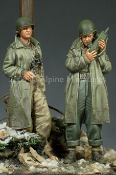 Alpine Miniatures 35095 WW2 US Army Officer Set (2 figs)