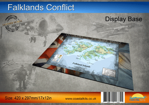 Coastal kits S751L Falklands Conflict Display Base 420 x 297mm