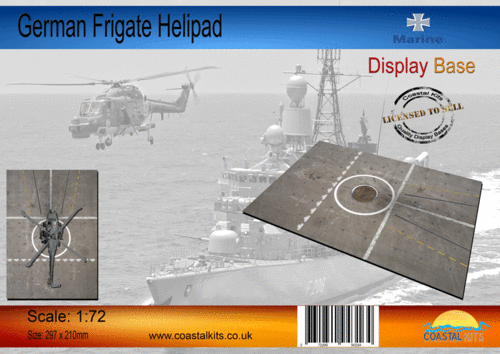 Coastal kits S174-72 German Frigate Helipad 297 x 210mm