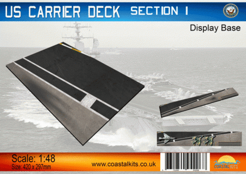 Coastal kits S361-48 1:48 US Carrier Deck Section 1 420 x 297mm