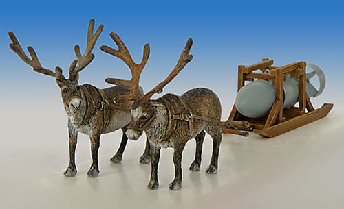 Plus Model 4041 Reindeer-team with german bomb