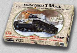 Mirage-Hobby 35106 T 50 AA Light tank
