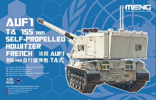 Meng Model TS024 French AUF1 TA 155 mm Self-Propelled Howitzer French