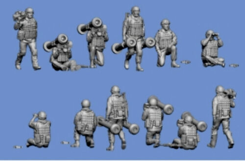 Peddinghaus-Decals 72F309 Modern Bundeswehr Soldiers with Anti-Tank Weapons (3D-Printed)