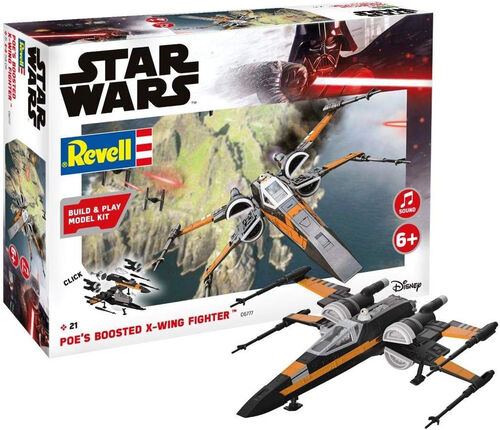 Revell 06777 Poe's Boosted X-Wing Fighter (Build & Play)