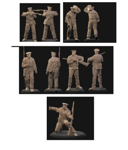 Peddinghaus-Decals 72F031 Russian WWII Naval Infantry (5 figures)