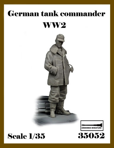 Ardennes Miniature 35052 German Tank Commander WW2
