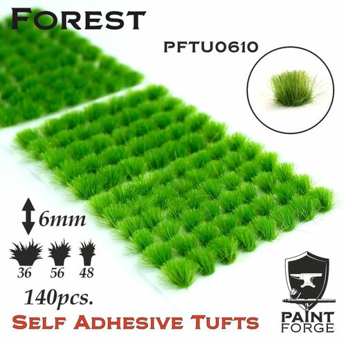 Paint Forge PFTU0610 Forest Grass Tufts 6mm