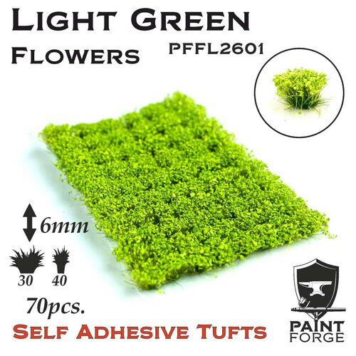 Paint Forge PFFL2601 Light Green Flowers 6mm