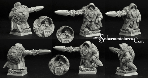 Scibor Monstrous Miniatures 28FM0302 Ice Stronghold Dwarf #3