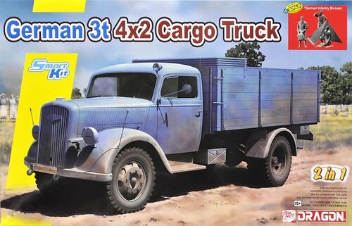Dragon 6974 German 3T 4X2 Cargo Truck (2in1)