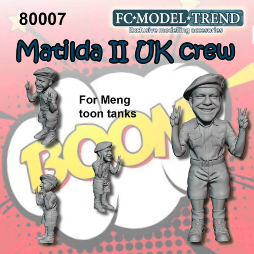 FC ModelTrend 80007 Matilda II UK crew, toon.
