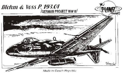 Planet Models 030 Blohm and Voss BV P.193.01