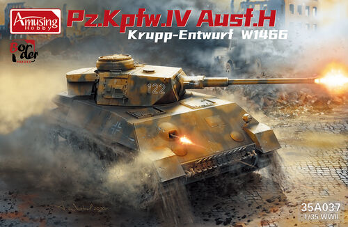 Amusing Hobby 35A037 Pz.Kpfw.IV Ausf.H Krupp-Entwurt W1466