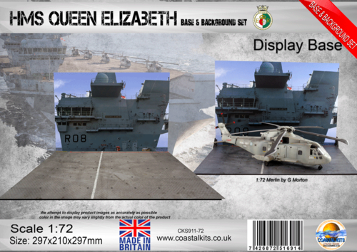Coastal kits S911-72 HMS Queen Elizabeth Base & Background