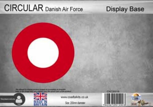 Coastal kits C20016 Circular Display Base Danish Air Force