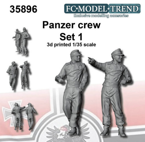 FC ModelTrend 35896 Panzer crew, set 1