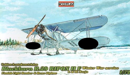 Kora Models 72128 Blackburn R.29 Ripon IIF I. -II.Sarja Ski