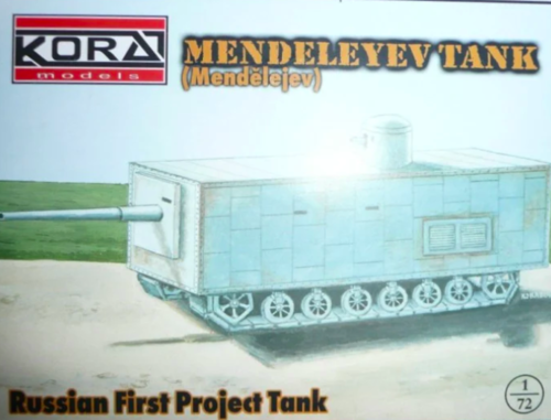 Kora Models A7227 Mendeleyev Russian Project tank