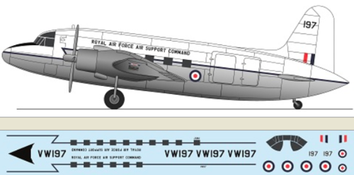 F-RSIN P4132 Vickers Valetta - RAF
