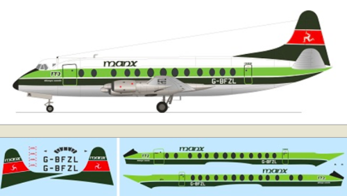 F-RSIN P4085 Viscount 800 - Manx