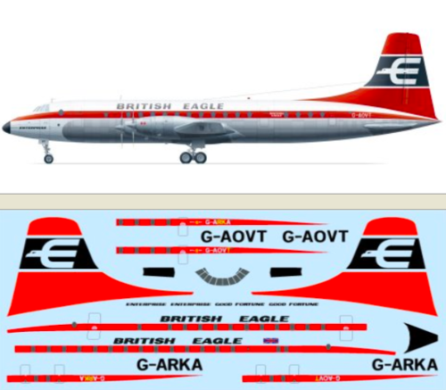 F-RSIN P4043 Bristol Britannia - British Eagle