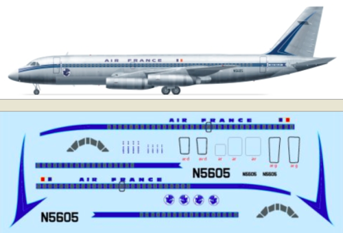 F-RSIN P4019 CV-990 - Air France