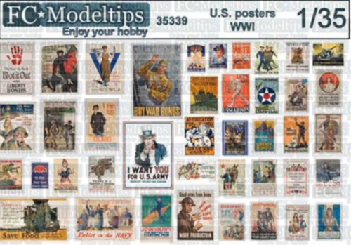 FC ModelTrend 35339 U.S. posters WWI 1914-1918