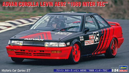 Hasegawa HC37 21137 ADVAN Corolla Levin AE92 "1989 Inter TEC"
