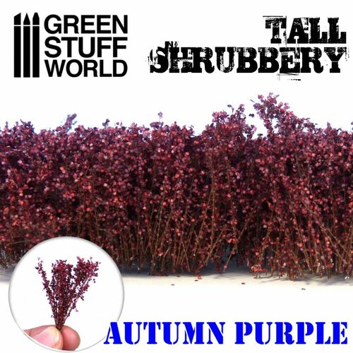 Green Stuff World 9932 Tall Shrubbery - Autumn Purple