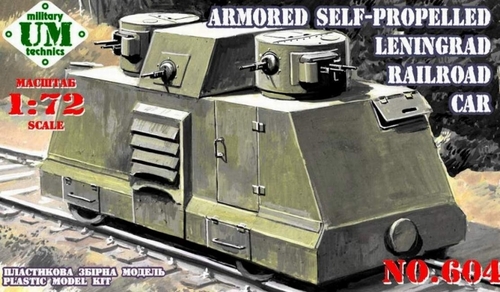 Unimodels 604 Armoured Self-propelled Leningrad Railroad Car