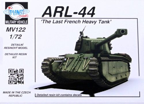 Planet Models MV122 ARL-44 The Last French Heavy Tank