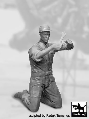 Black Dog F32062 Mechanics personnel USAAF 1940-1945 N°4