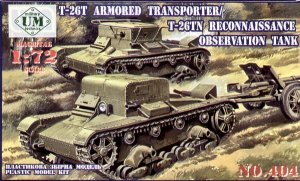 Unimodels 404 Armored Transporter/T-26TN