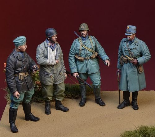 D-DAY miniature studio 35131 "For Queen and Country" WWII Dutch Infantry Set Holland 1940
