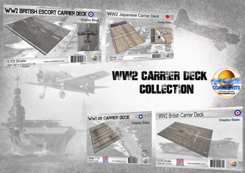 Coastal kits 850CKD-72 WW2 Carrier Deck Collection 297 x 210mm
