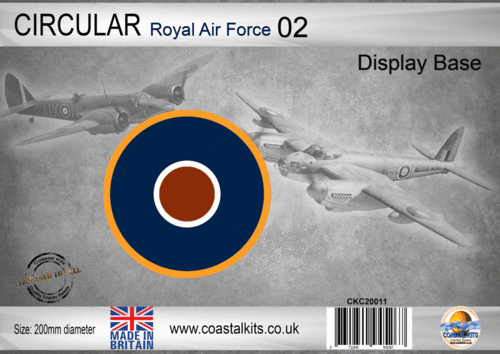 Coastal kits C20011 Circular Display Base Royal Air Force 2 200mm