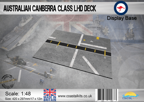Coastal kits S353-48 Canberra Class LHD Deck 420 x 297mm