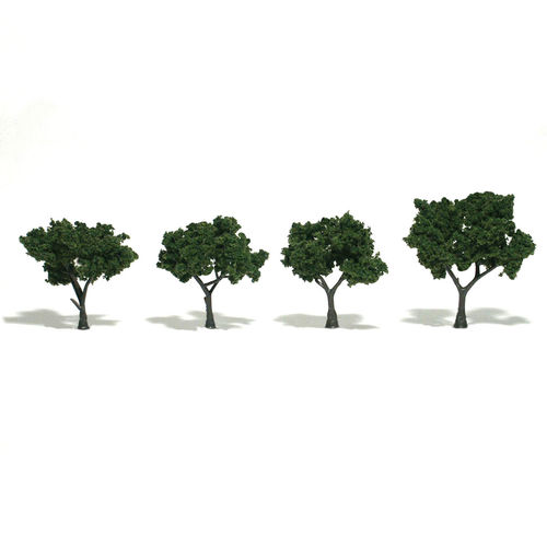 Woodland Scenic TR1504 Medium Green - 4/pkg