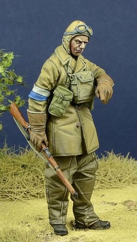 D-DAY miniature studio 35092 WWII BEF Dispatch Rider, France 1940