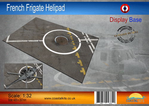 Coastal kits S175-32 French Frigate Helipad 420 x 297mm
