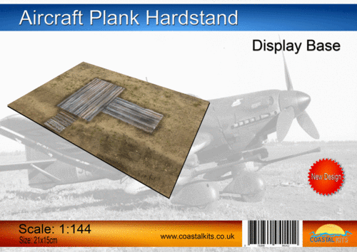 Coastal kits S103-144 Aircraft Plank Hardstand 210 x 148mm