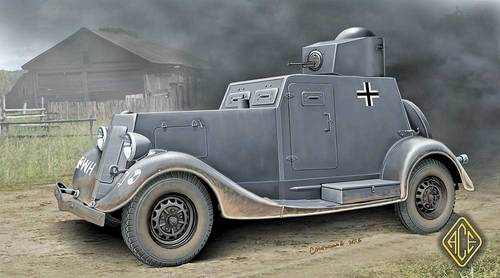ACE 48108 Ba-20 (early version) armored vehicle w/cylindrical turret