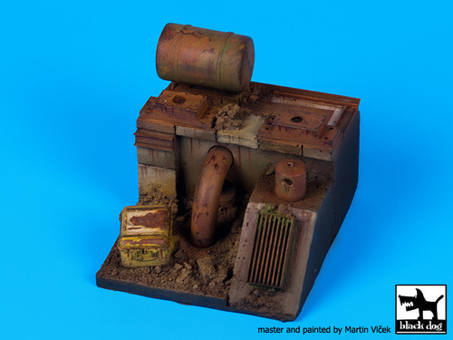 Black Dog FD010 Post Apocalyptic chemical factory fantasy base