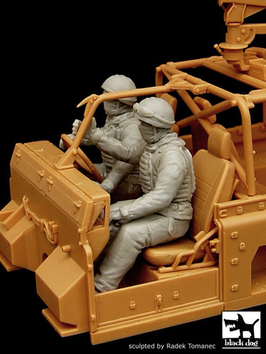 Black Dog F35028 British driver and gunner Defender Wolf Afghan.