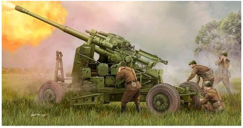Trumpeter 02349 Soviet 100mm Air Defense Gun KS-19M2