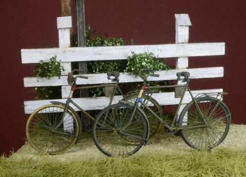 D-DAY miniature studio 35267 WWII Dutch Army Bicycles (Including Two 3D Printed Bicycles)
